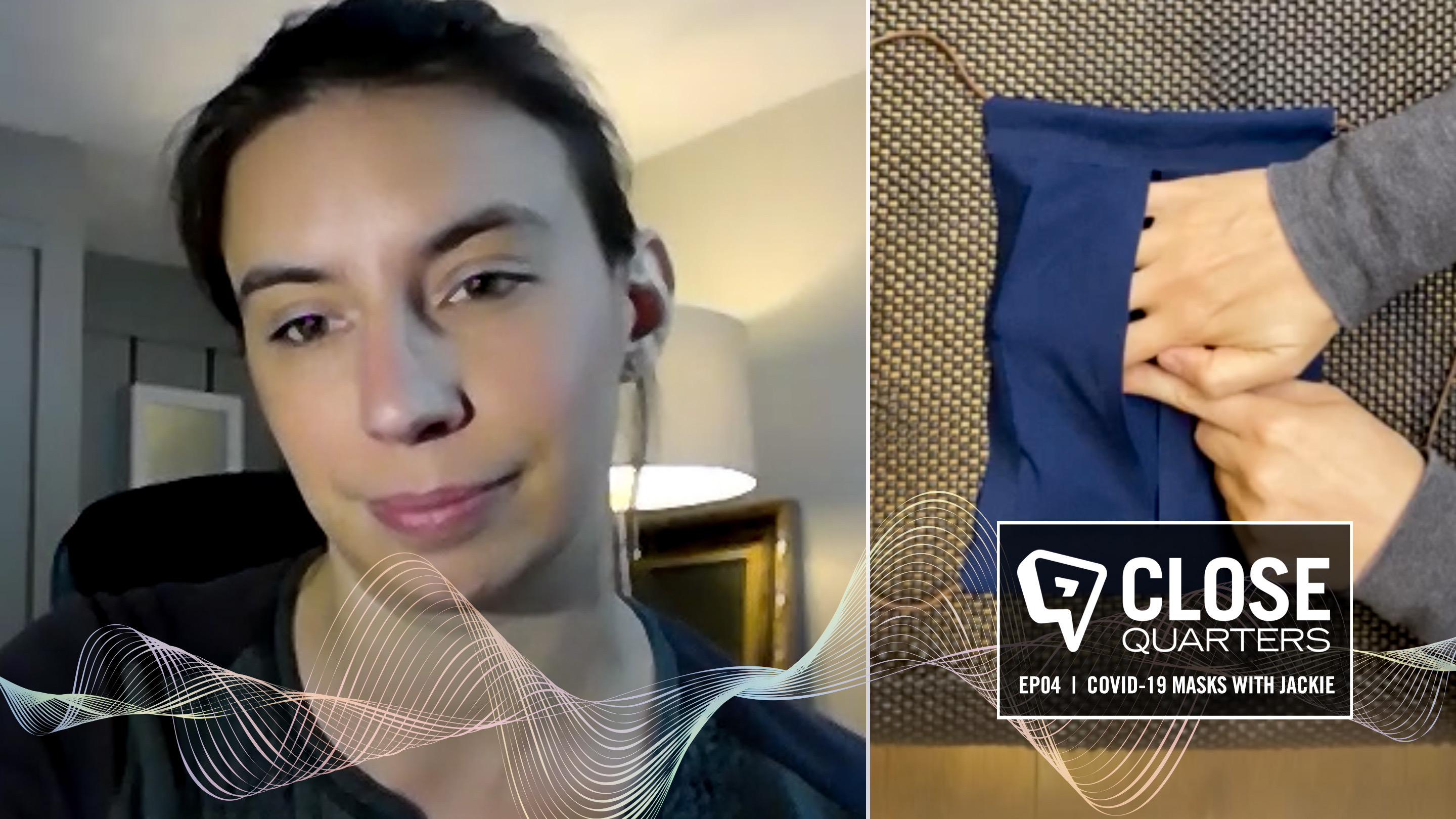 Close Quarters EP04 | Making COVID-19 Masks with Jackie - PromoWest TV